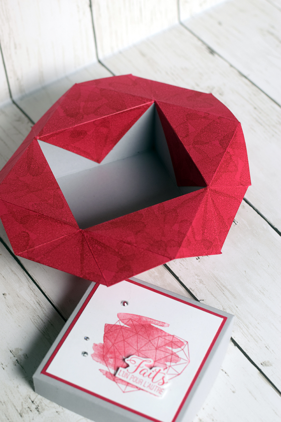 Tutoriel détaillé : La boîte carré et son couvercle origami