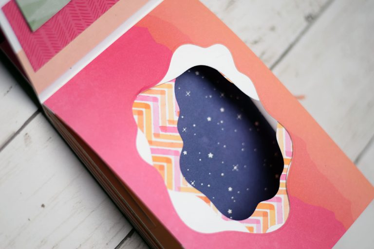 Diorama en carte, cadre ou album et produits Stampin'Up!