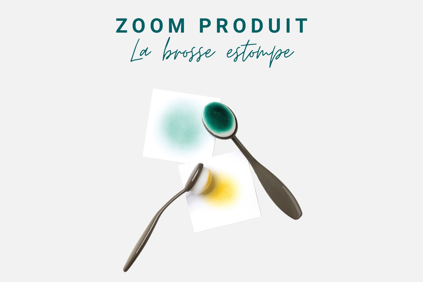 La brosse estompe, pour des dégradés doux